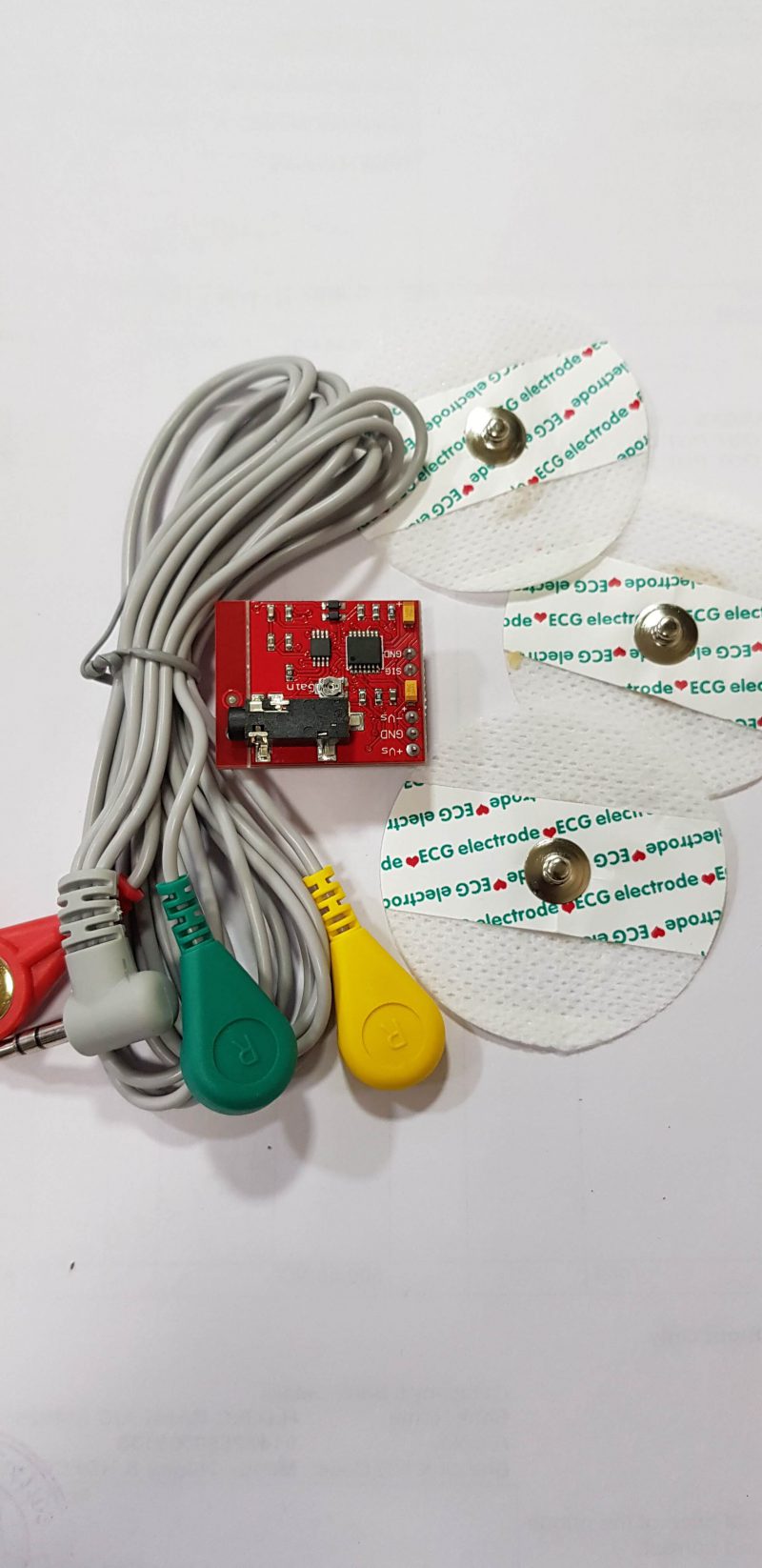 EMG Muscle Sensor V3.0 With Cable And Electrodes – Rajiv Electronics