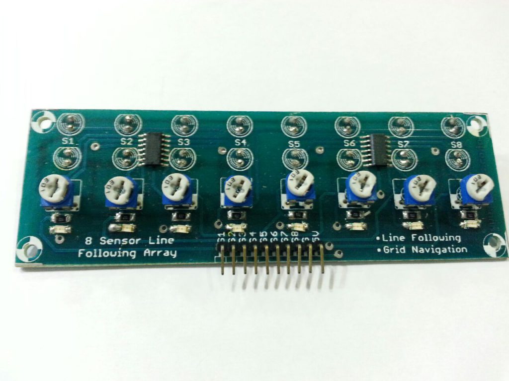 8 IR Line Tracking Module – Rajiv Electronics