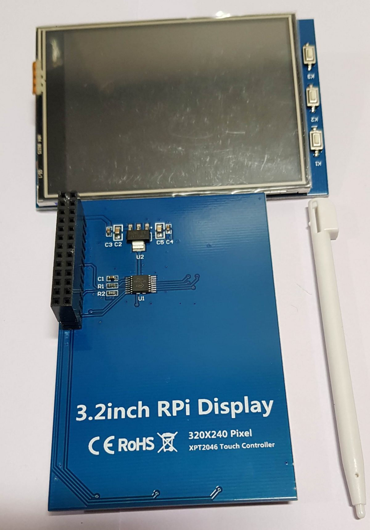 3.2 Inch TFT LCD Touch Screen Display V3.0 for Raspberry Pi with stylus ...