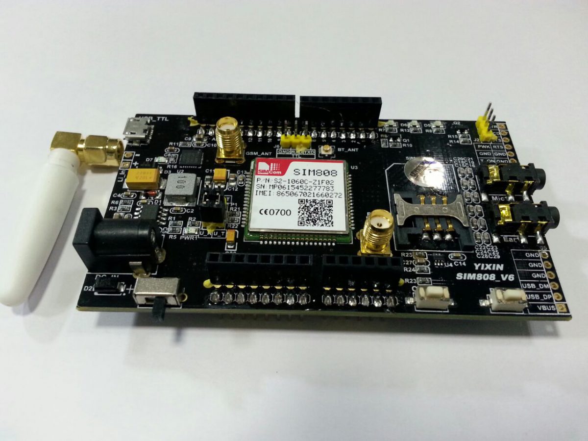 SIM808 Bluetooth Compatible GSM/GPRS/GPS Module – Rajiv Electronics