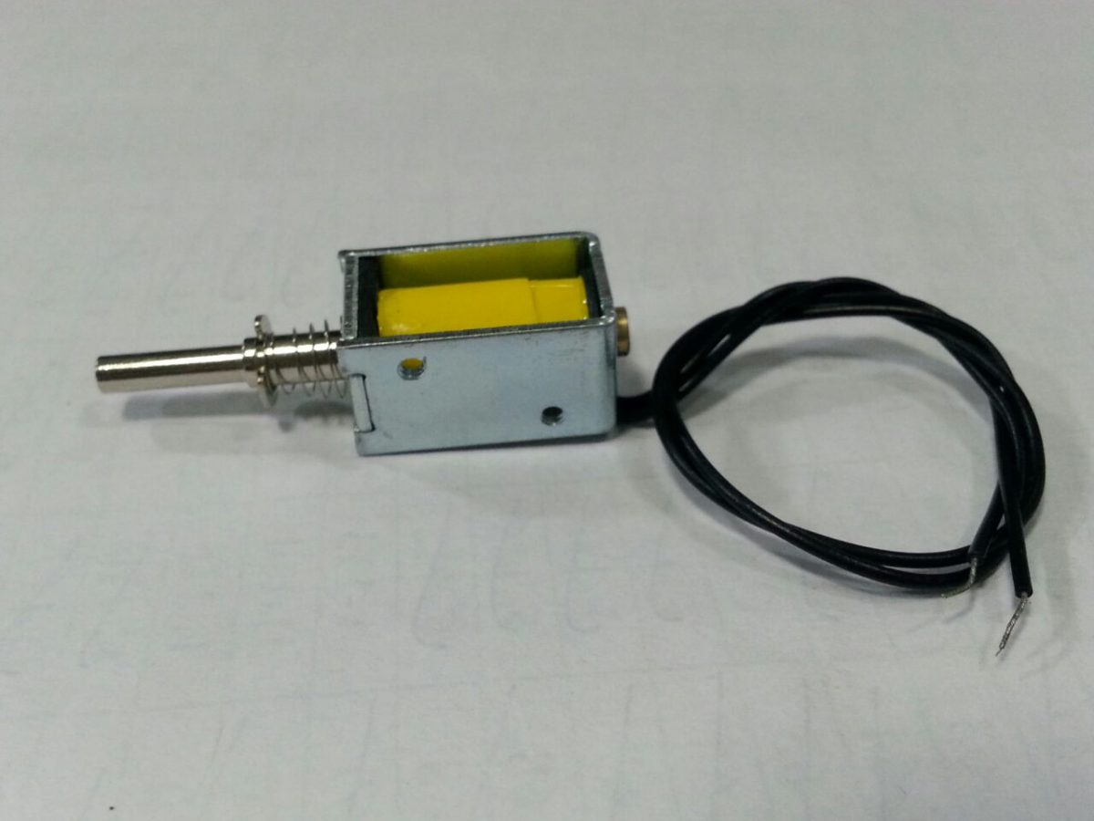 Mini Push Pull Solenoid 0420S/6E- DC 4.5V, 40 g/2 mm – Rajiv Electronics