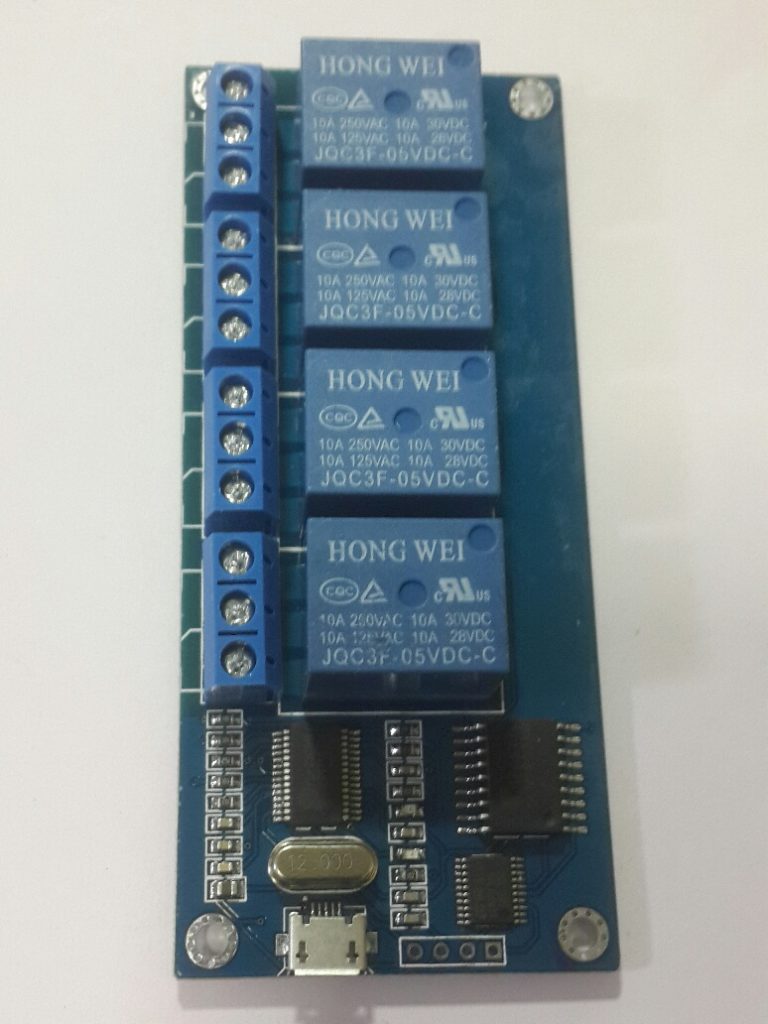 Micro USB 5V 4-Channel Relay Module USB Control Relay Module for ...