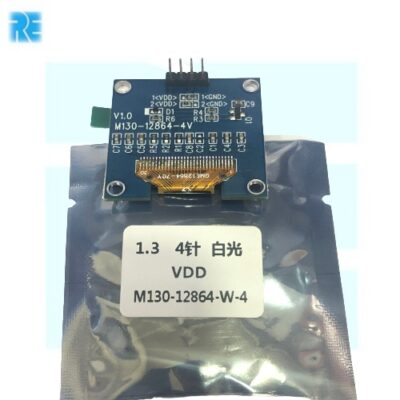 1.3 Inch I2C/IIC OLED Display Module 4pin- WHITE – Rajiv Electronics