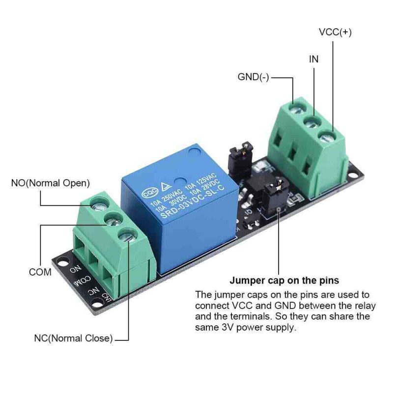 3V 1-Channel Relay Isolation High Level Drive Control Optocoupler ...