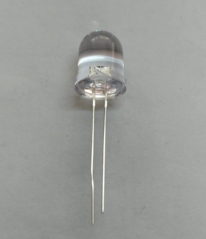 10MM WHITE-RED LED Clear Everlight – Rajiv Electronics