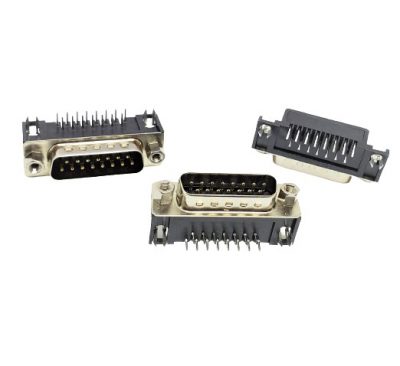 DB 15 PIN 2 ROW D SUB RIGHT ANGLE MALE CONNECTOR – Rajiv Electronics