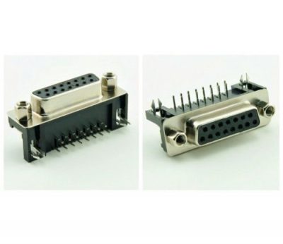 DB 15 PIN 2 ROW D SUB RIGHT ANGLE FEMALE CONNECTOR – Rajiv Electronics