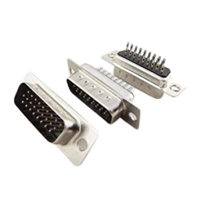 DB 26 PIN D SUB 3 ROW SOLDER TYPE MALE CONNECTOR – Rajiv Electronics