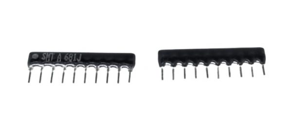 680E – 10 PIN Resistor Network SIP – Rajiv Electronics