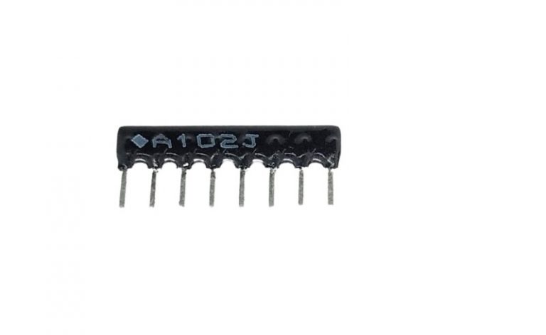 1K Ohm 8 PIN Resistor Network SIP – Rajiv Electronics