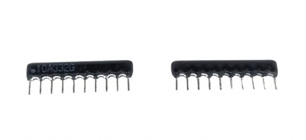 3.3K Ohm 10 PIN Resistor Network SIP – Rajiv Electronics