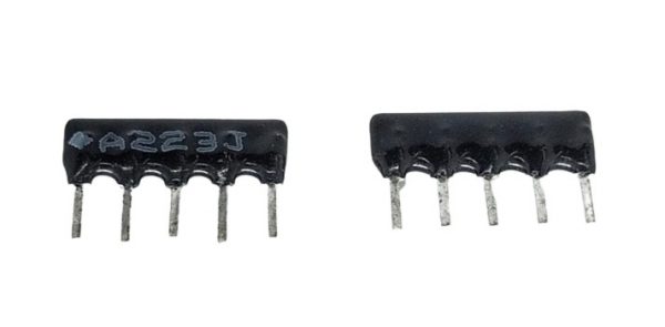 22k Ohm 5 PIN Resistor Network SIP – Rajiv Electronics