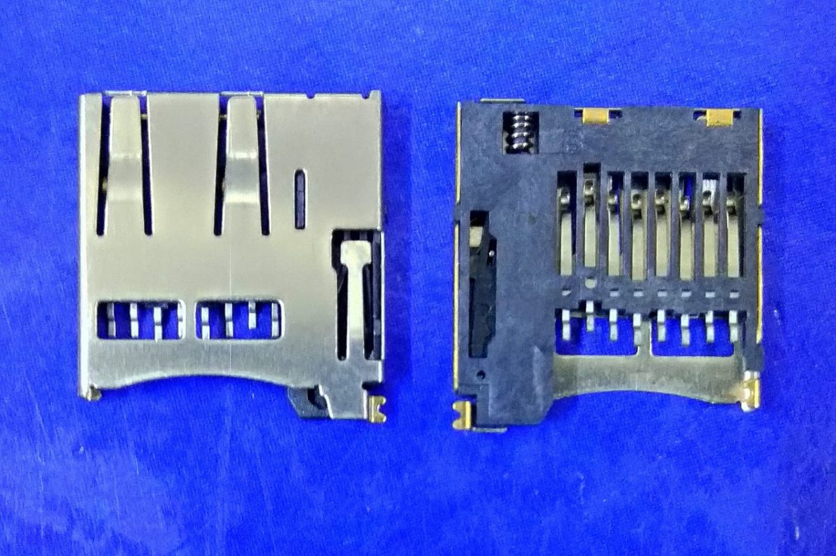 MICRO SD CARD HOLDER CLOSE TYPE 8 PIN – Rajiv Electronics