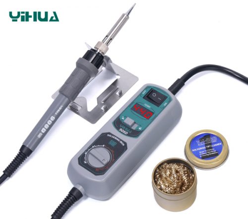 YIHUA 908D 220V LED Digital Display Soldering Station Soldering Iron Kit – Rajiv Electronics