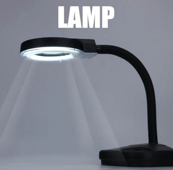 Magnifying Glass LED Reading lamp – Rajiv Electronics
