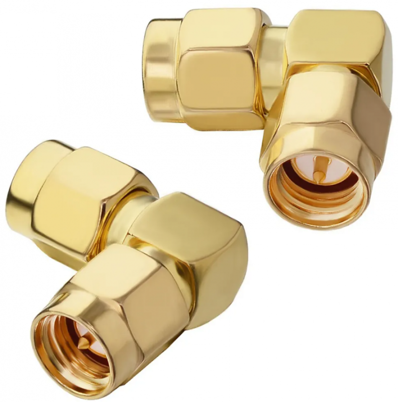 SMA Male To SMA Male Plug 90 Degree Right Angle Connector – Rajiv ...
