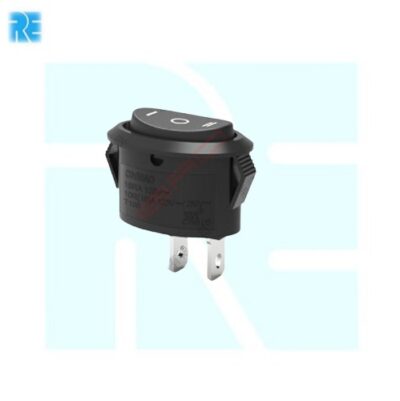 KCD1 6A / 250VAC SPST Round 2 Leg Rocker Switch – Rajiv Electronics
